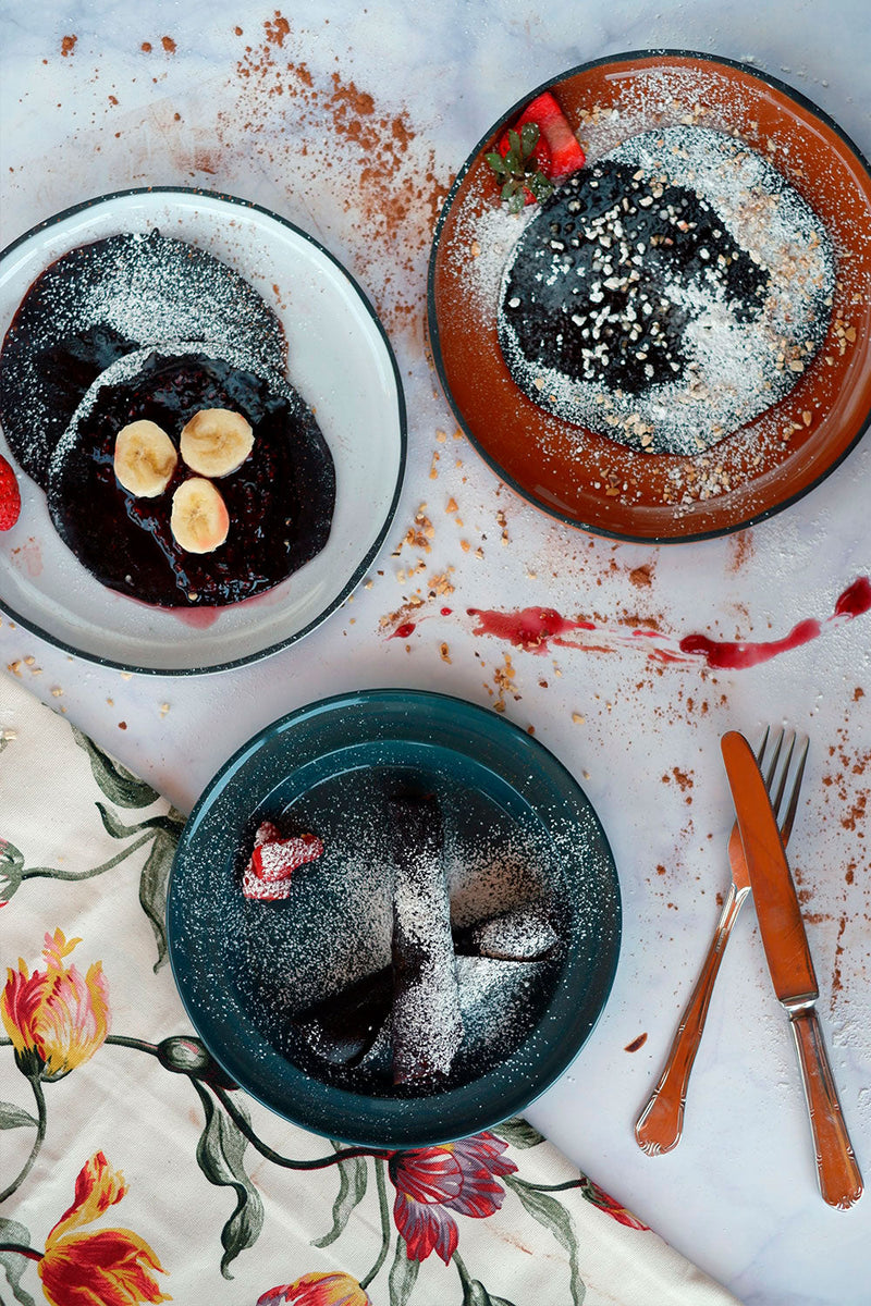 Bananen-Kakao-Pfannkuchen (und wie man Crêpes im Dörrautomat macht ...