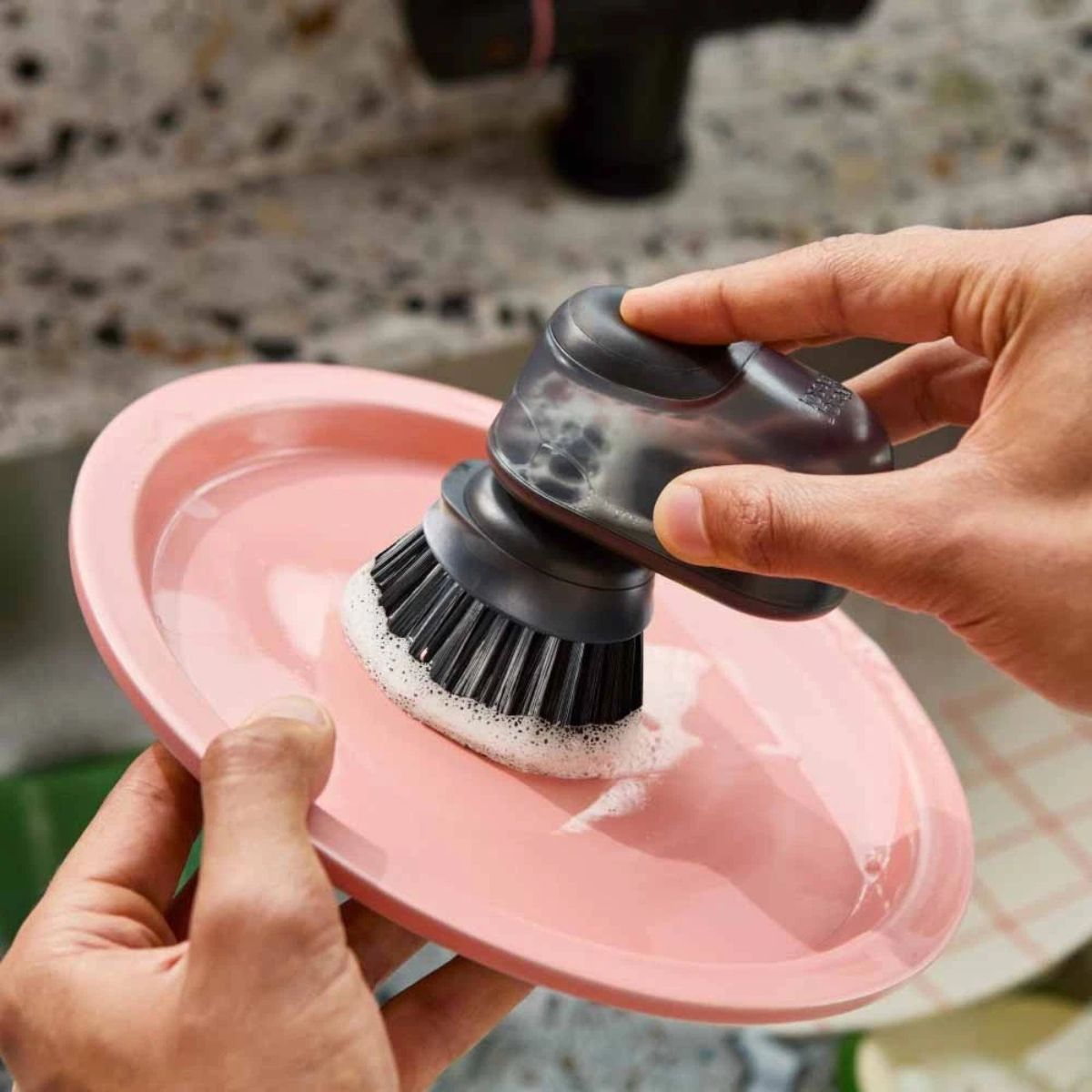 Spazzola con dispenser di sapone e supporto SinkTech Joseph Joseph ...