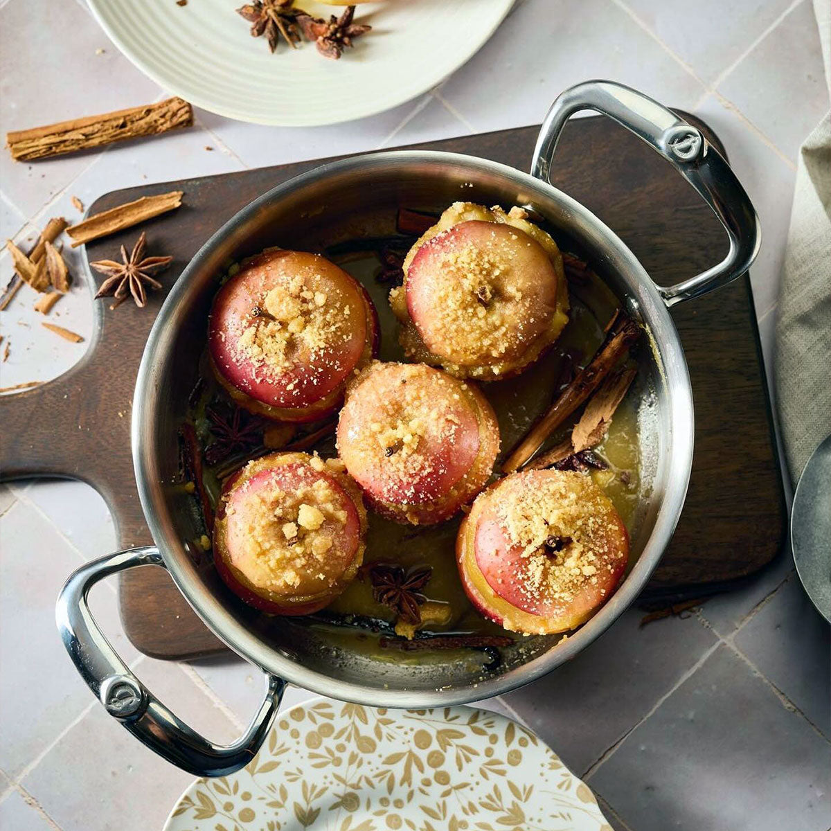 De Buyer Affinity stainless steel convex pan – Claudia&Julia