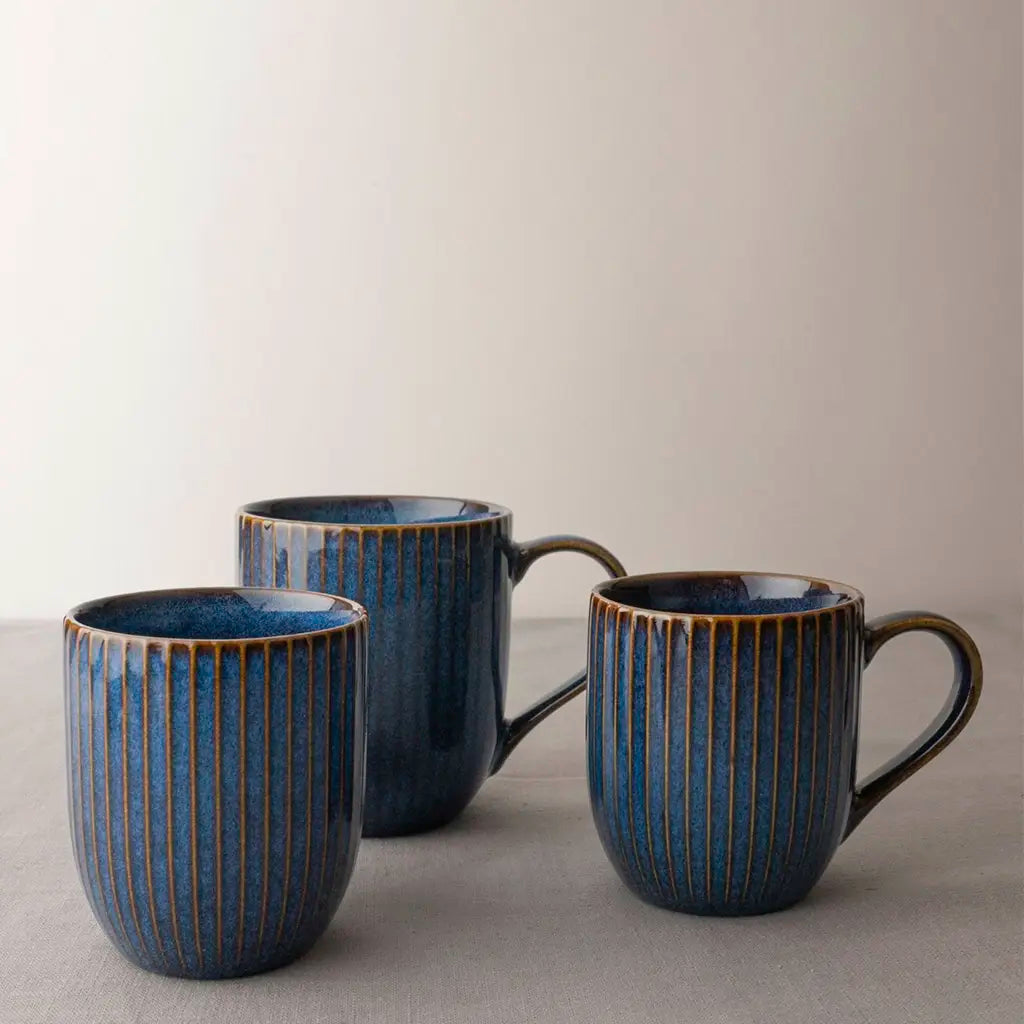 Taza de gres tipo mug Sapphire Dutch Rose – Claudia&Julia